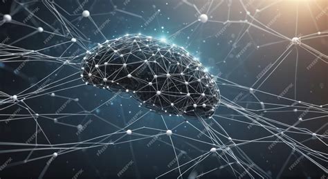 Premium Photo Neural Nexus Abstract Technology Background With Artificial Neural Network Stock