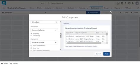 How To Create A Dashboard In Salesforce Lightning