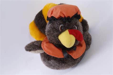 Thanksgiving Turkey Bird 7 Plush Soft Toy Figure Etsy