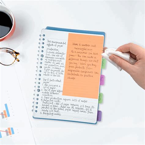 Newyes Reusable Smart Notebook Pink Blue