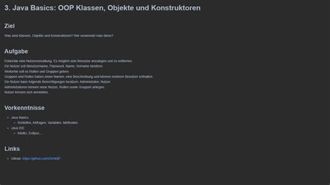 3 Java Basics Klassen Objekte Und Konstruktoren Youtube