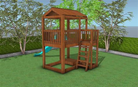 Simple Play Fort Plans Backyard Forts Backyard Ideas