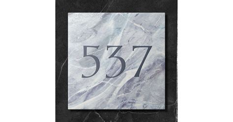 Elegant Simple Classy Marble House Number Plaque Ceramic Tile Zazzle