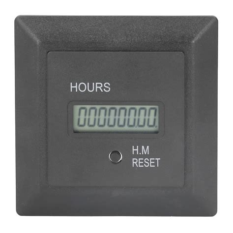 Hour Meter Digital Display Timer Hourmeter Gauge 0999999h 59m For Industry 100240v Ac Final