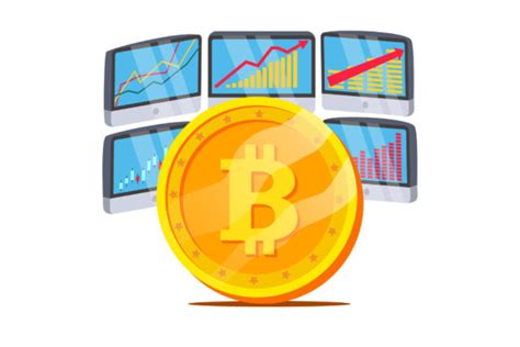 Bitcoin With Graph Diagram Vector Graphic By Pikepicture Creative Fabrica