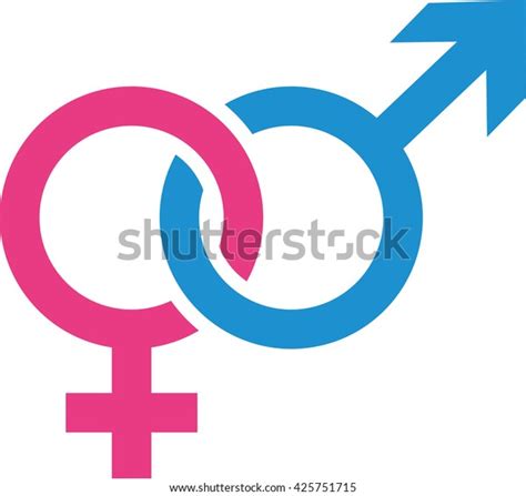 Sex Gender Icon Woman Man Stock Vector Royalty Free 425751715 Shutterstock