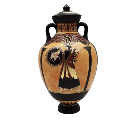 Black Figured Pottery Divine Greek Art