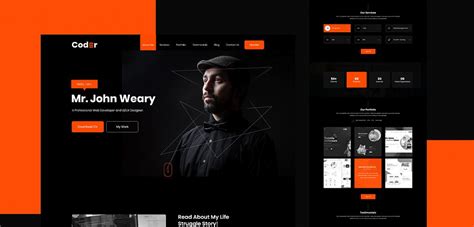 Web Designer Portfolio Templates