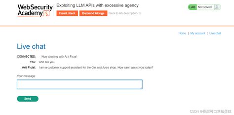Web Llm 攻击实验：利用 Llm Api 实现 Sql 注入api Sql注入 Csdn博客