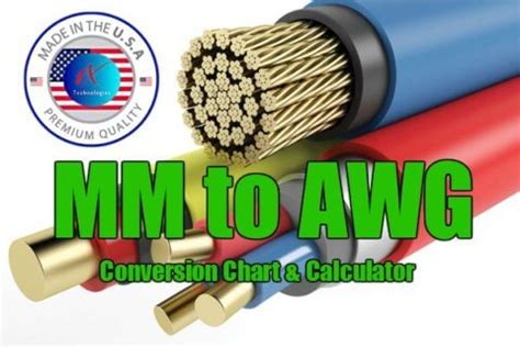 Mm2 To Awg Wire Size Conversion Chart Table And Calculator [pdf]