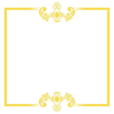 Premium Vector Classic Ornament Frame Vector Illustration