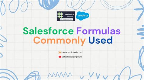 Commonly Used Salesforce Formulas Good To Know Technical Potpourri