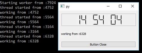 Python Using A Qtimer Within A Pyqt Worker Thread