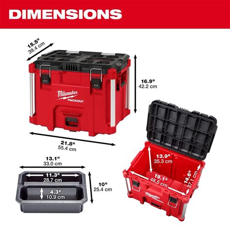 Milwaukee 48 22 8423 Packout Xl Tool Box With Top Handle Jireh Tools