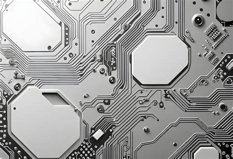 Premium Photo White Pcb Texture Background For Computer Technology