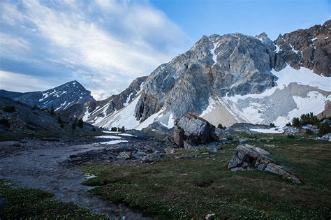 Ramblings Morning At Pass Lake Lost River Range Idaho