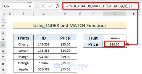 If One Cell Equals Another Then Return Another Cell In Excel