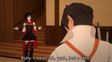 Toooldforfandom Liveblogs Of Course Ruby Would Consider This The Perfect