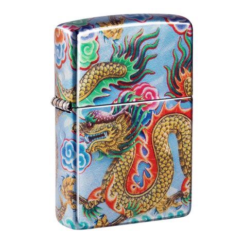 Zippo Lighter Dragon Design