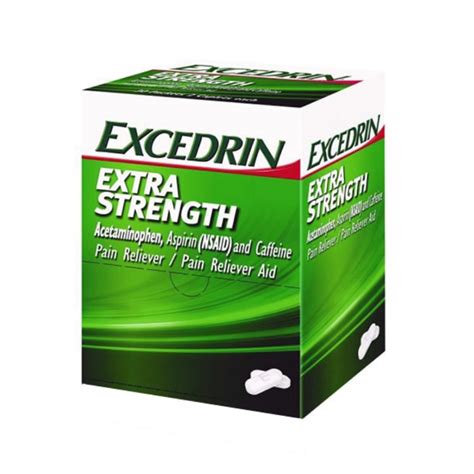 Excedrin Caplets 2 Ct Extra Strength Dispenser