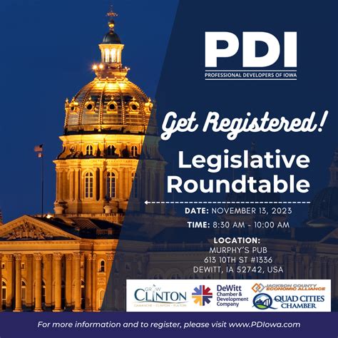 Eastern Iowa Legislative Roundtable Is Monday