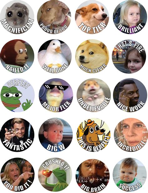 Teacher Reward Stickers For Classroom 300 Pcs Funny Meme