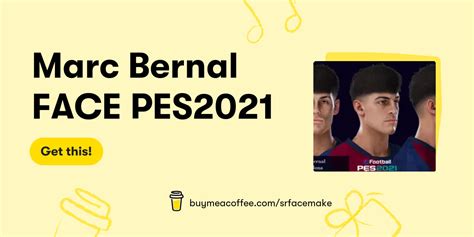 Marc Bernal Face Pes2021 Buymeacoffee