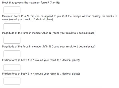 Solved Question Point Two Blocks A And B Are Connected Chegg Com