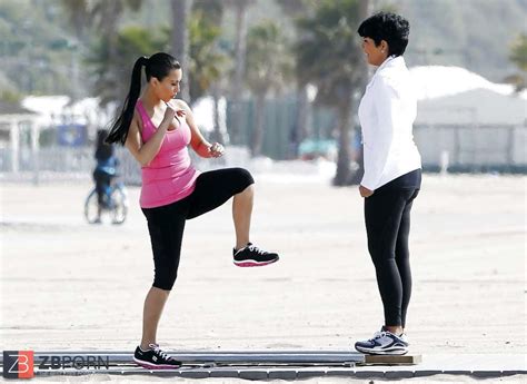 Kim Kardashian Skechers Commercial Set In Santa Monica Zb Porn