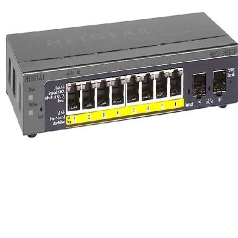 Netgear LAN Capable ProSAFE Port Gigabit Smart Switch With PoE And W Model Name Number