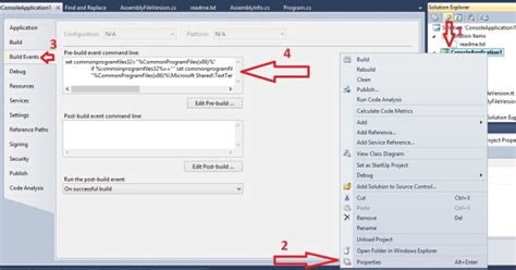 walkthrough how to increment assemblyfileversion automatically at each