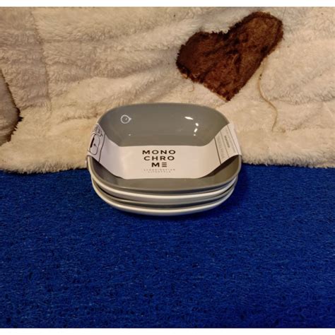 Jual Technoplast Monochrome Dinner Square Plate 7 Set Of 4 P 711 X 4