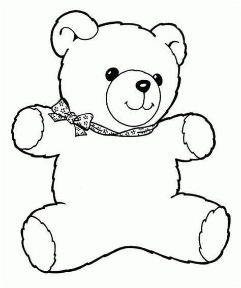 Urso De Pelúcia Incrível Para Colorir Imprimir E Desenhar Colorirme