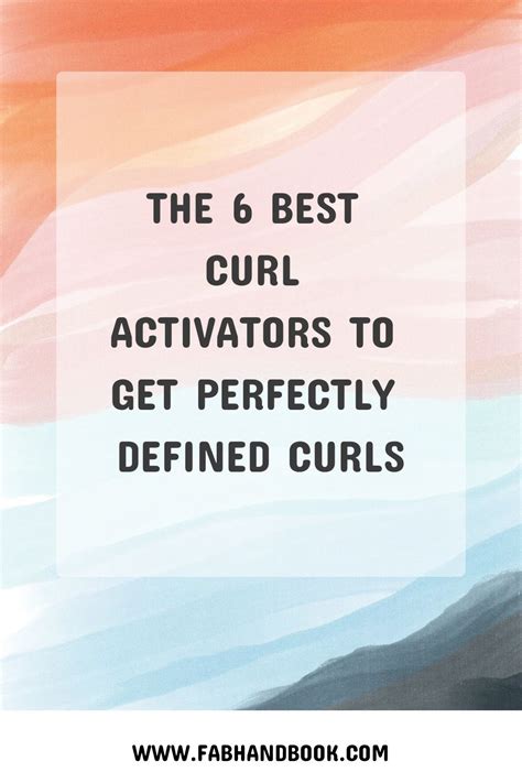 The Best Curl Activators For Perfectly Defined Curls