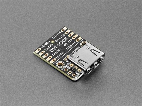Adafruit Dvi Sock For Pico Works With Hdmi Displays Id 5957