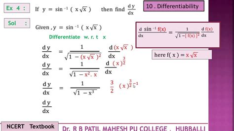 Differentiation Lecture 11 Inverse Trigonometric Functions By Substitution Method Youtube