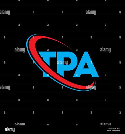 TPA Logo TPA Letter TPA Letter Logo Design Initials TPA Logo Linked With Circle And Uppercase