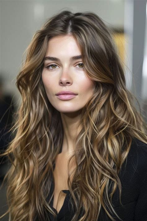 81 Stunning Long Wavy Hairstyle Ideas Layered Hair Long Wavy Middle