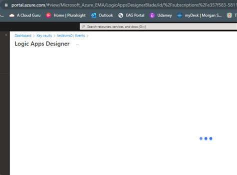 unable to create a logic from azure keyvault events microsoft qanda