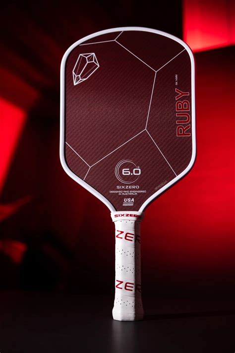 Vợt Pickleball Six Zero Ruby White And Red Sự Lựa Chọn Hoàn Hảo Cho