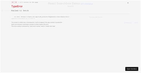 Appbaseio React Searchbox Demo Example Codesandbox