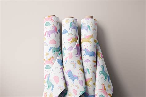 Unicorn Repeat Pattern Unicorn Fabric Pattern Unicorn Digital Pattern