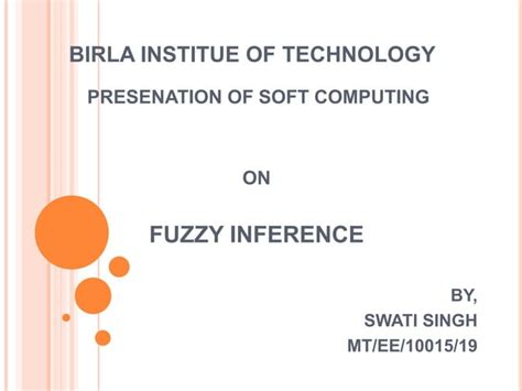 Fuzzy Inference Pptx Programming Languages Computing