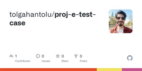 github tolgahantolu proj e test case