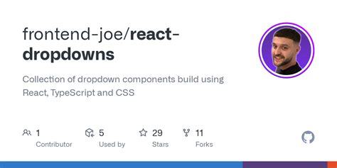 GitHub Frontend Joe React Dropdowns Collection Of Dropdown