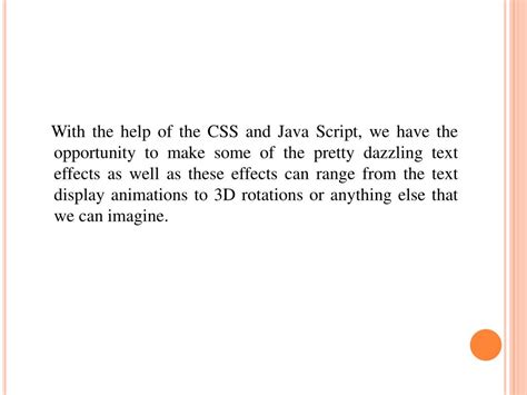 Ppt Css And Javascript Text Animation Snippets Powerpoint
