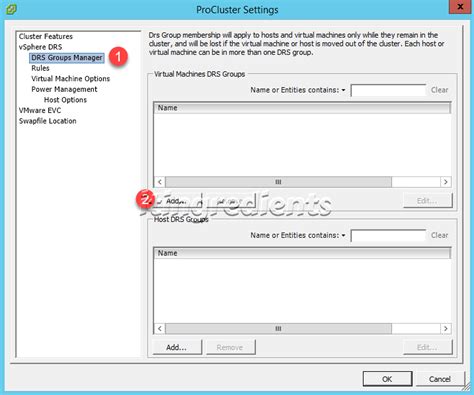 How To Configure Affinity And Anti Affinity Rules For Vmware Drs