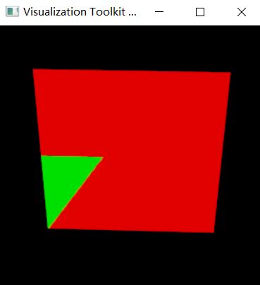 Vtk Visualization Failed When Display Two Polygon In The Same Time
