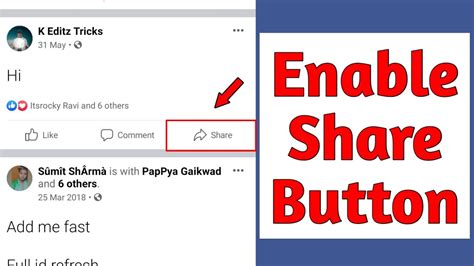How To Enable Share Button On Facebook Youtube