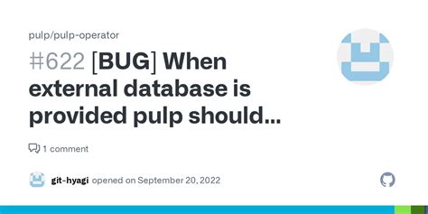 BUG When External Database Is Provided Pulp Should Not Define Default